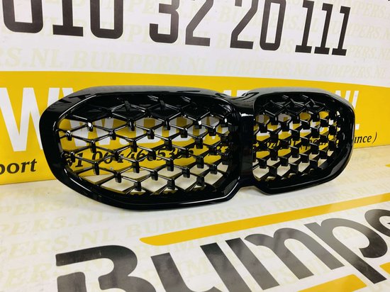 Grill BMW 1 Serie F40 2019-2022 Diamond Black Grille 1-Z4-F40DB | bol