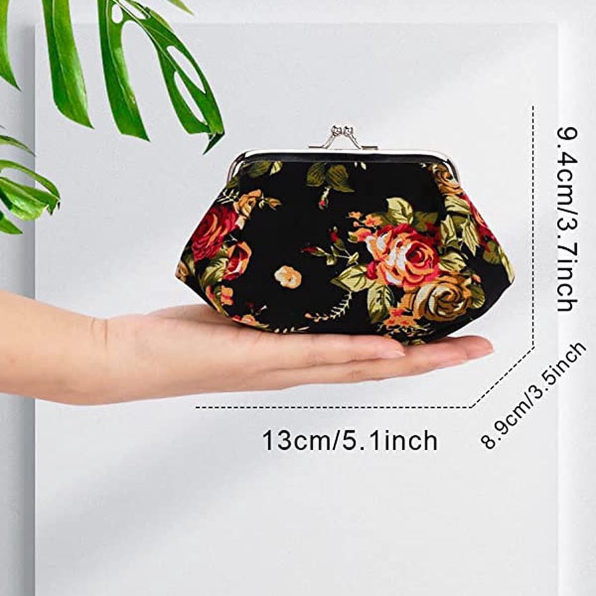 knip portemonnee dames met leuk Design - kleingeld portemonnee ...