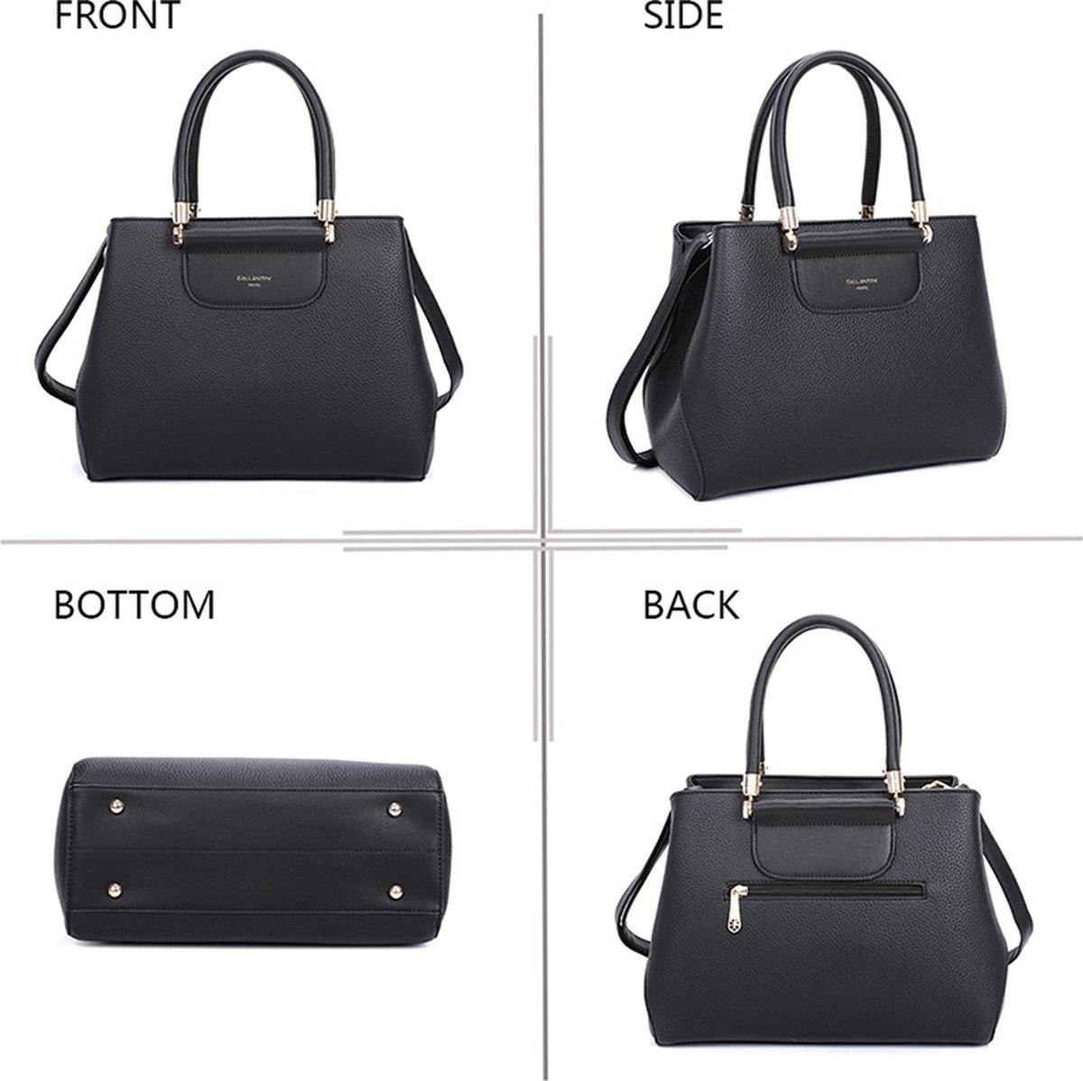 Gallantry - Handtas - Schoudertas - Zwart | bol.com