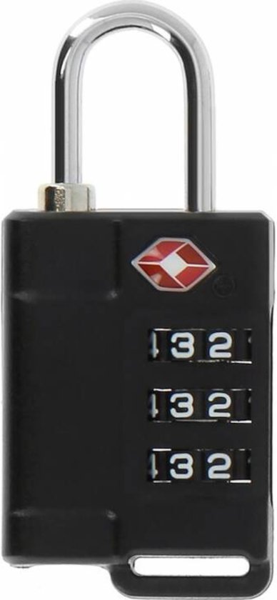 TSA - Kofferslot - Cijferslot - Hangslot - Reisslot - Zwart | bol.com