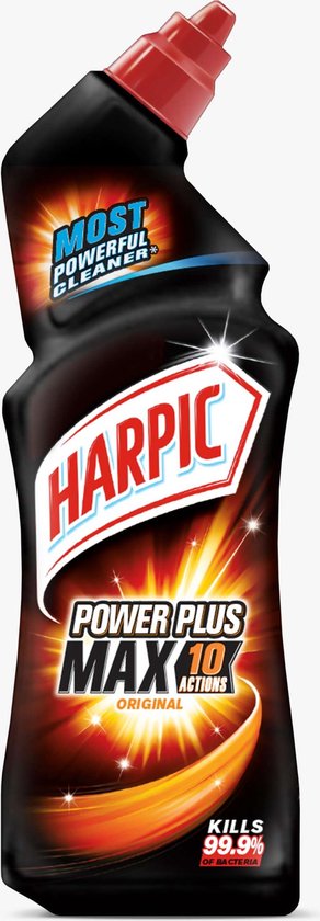 HARPIC Power Plus Max 10 Original - Toilet Reiniger - Extra Krachtig 750ML | bol