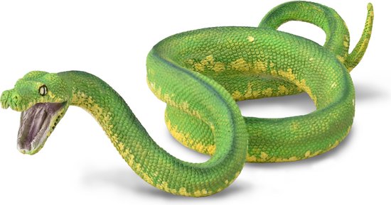 Collecta Wilde dieren (L): GROENE BOOMPYTHON 14,3x3,8cm | bol