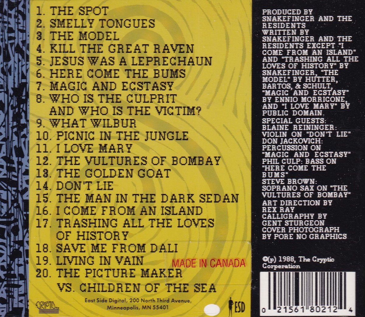 Snakefinger Collection, Snakefinger | CD (album) | Muziek | bol.com