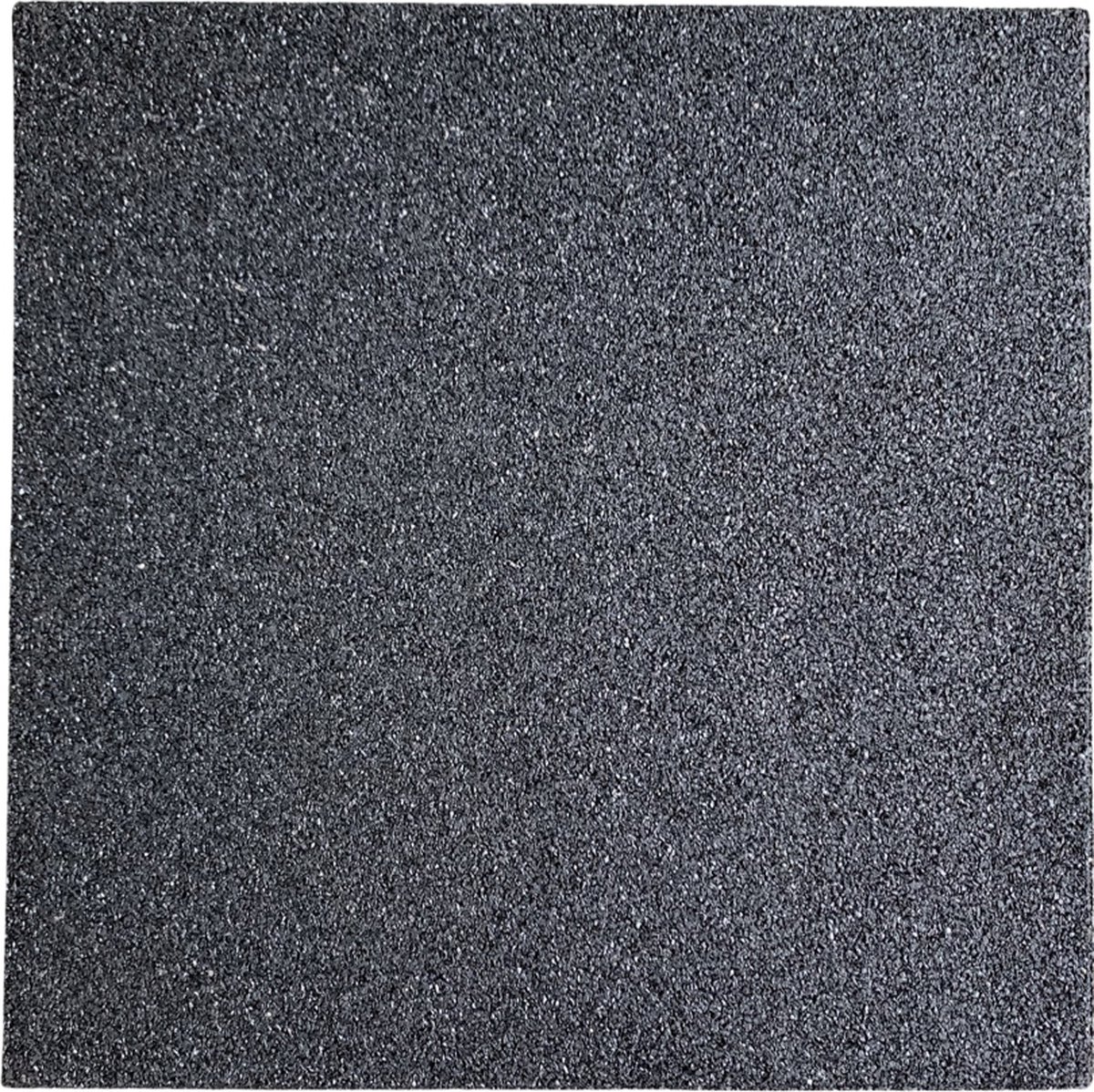 Rubber tegel 500x500x45mm - granulaat rubber | bol.com