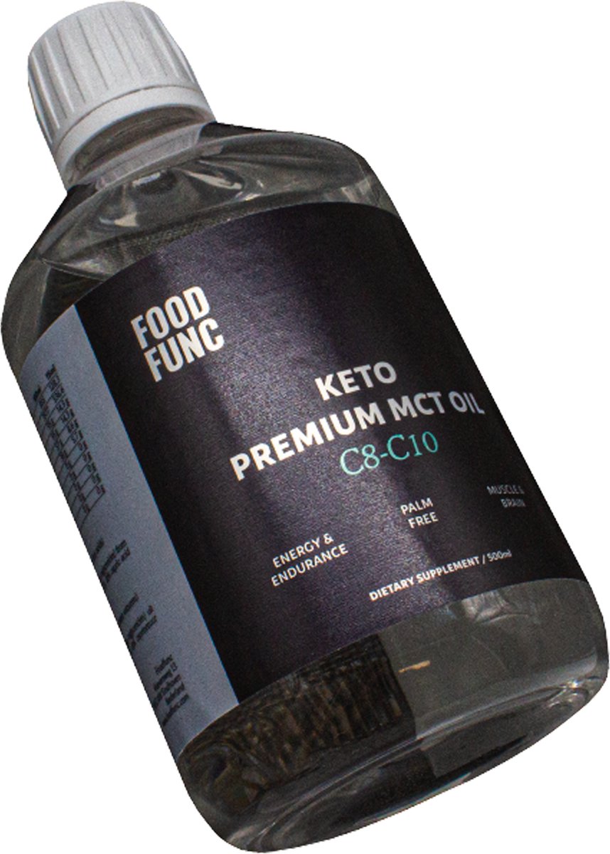 Foodfunc | Keto | Premium MCT Oil | C8-C10 | 1 x 500ml | No Junk Just Func | bol.com