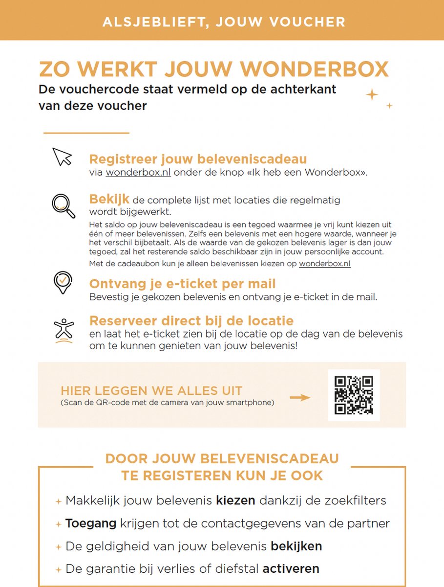 Wonderbox Cadeaubon - Bedankt | bol.com