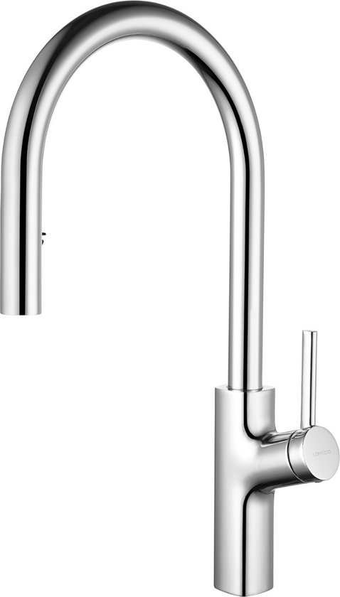 LOMAZOO Keukenkraan Met Uittrekbare Uitloop - Mengkraan Keuken - Chroom [TREVOR] | bol