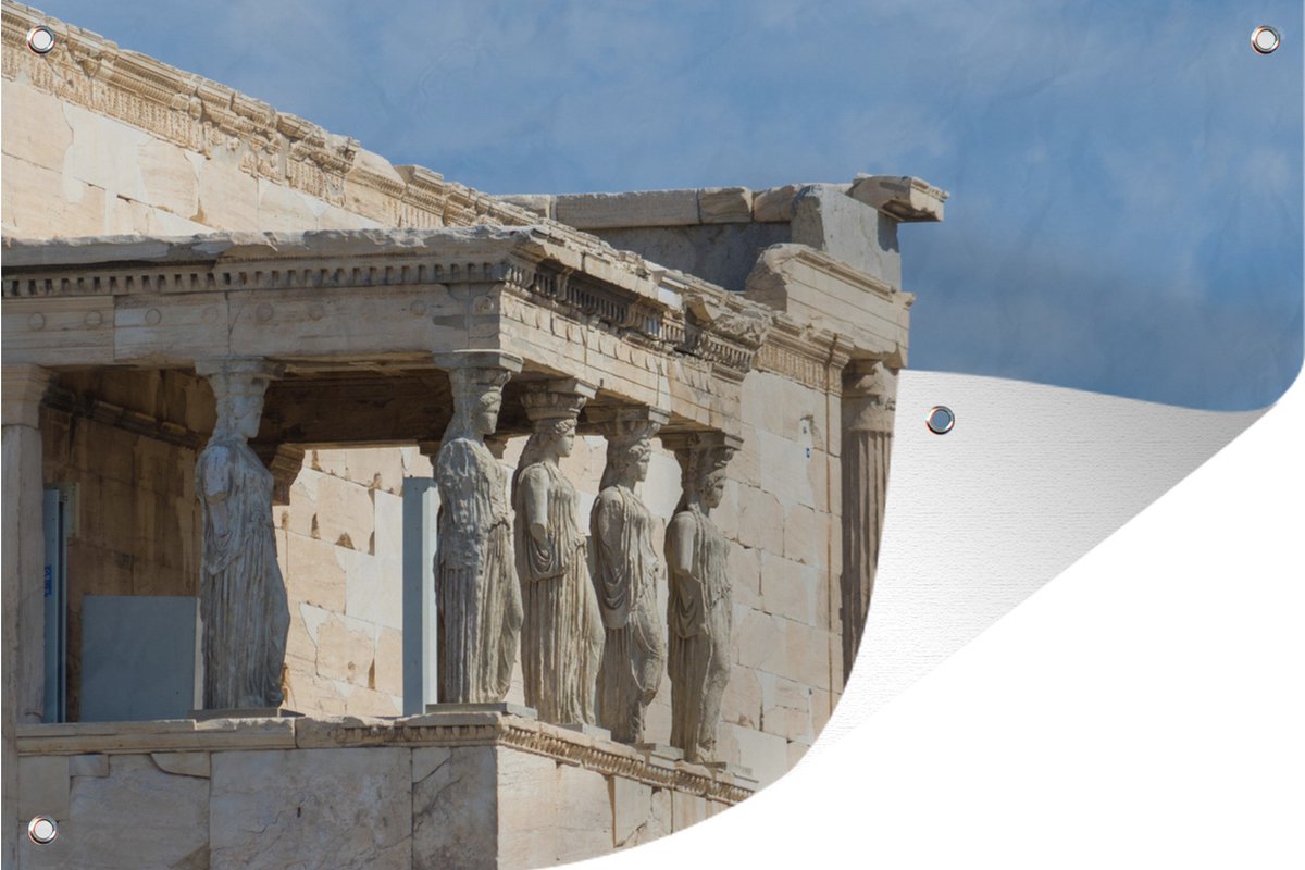 Le temple d' Athena Nike sur l'Acropole d'Athènes affiche de jardin 120x80 cm - Toile... | bol.com