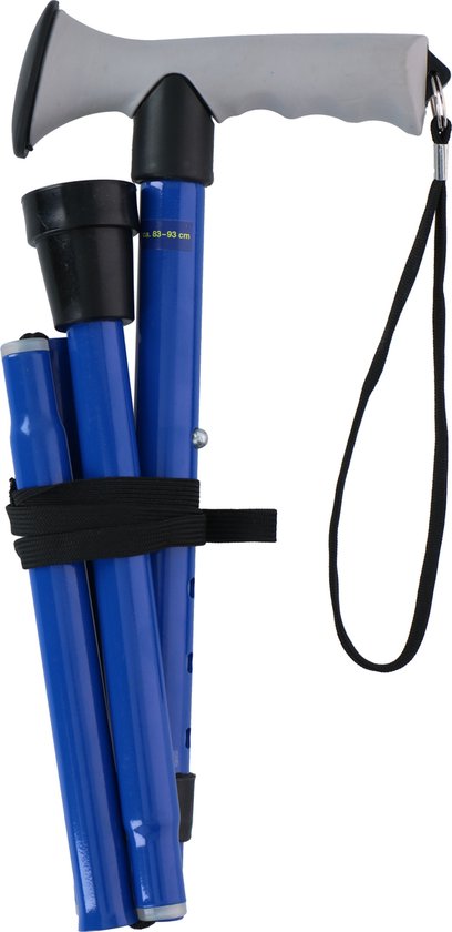 Opklapbare wandelstok / loopstok van aluminium tot 98 cm | bol.com
