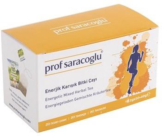 Prof. Saracoglu - Natuurlijke Energieke Thee - 20 theezakjes | bol