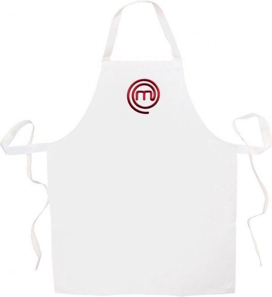 MASTERCHEF - Schort - Wit met Logo - keukenschort | bol