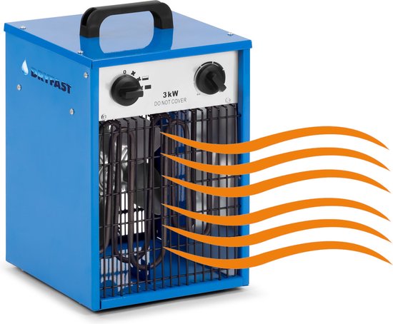 Dryfast Werkplaatskachel - Ventilator kachel 3000 W - Elektrische ...