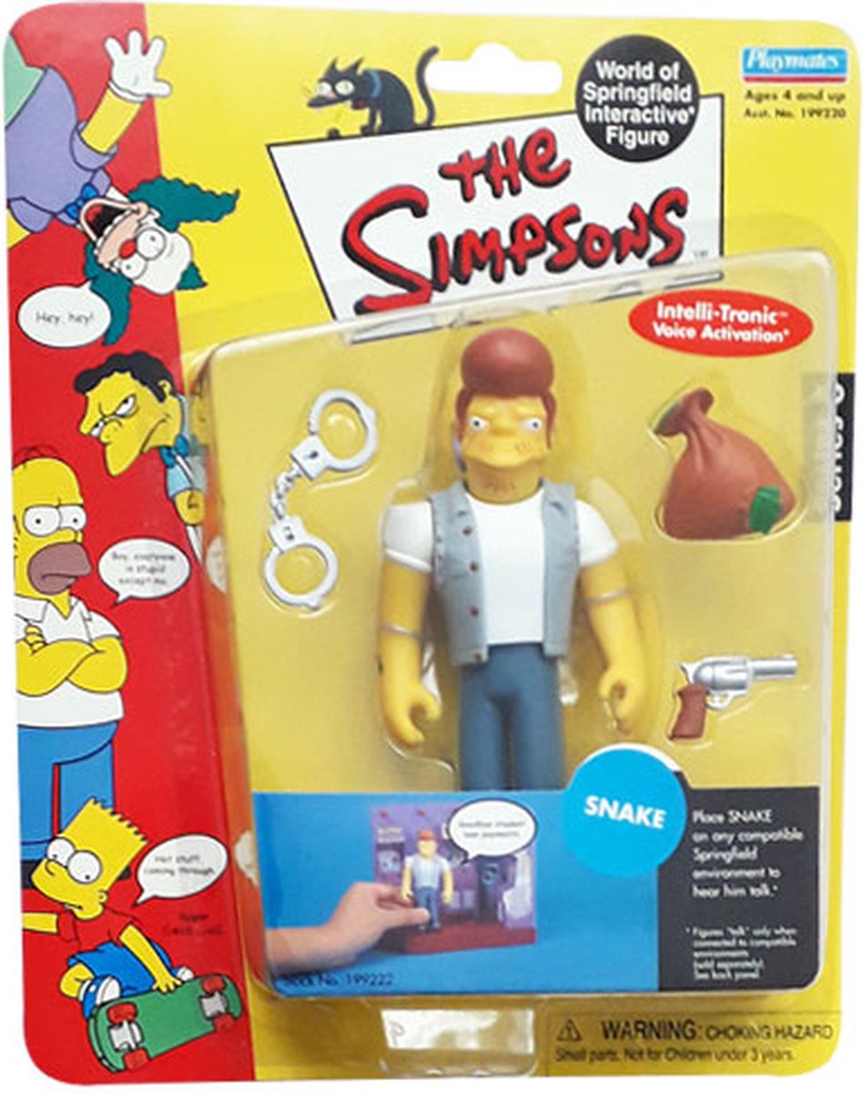 Playmates Toys – Snake – The Simpsons – Actiefiguur | bol.com