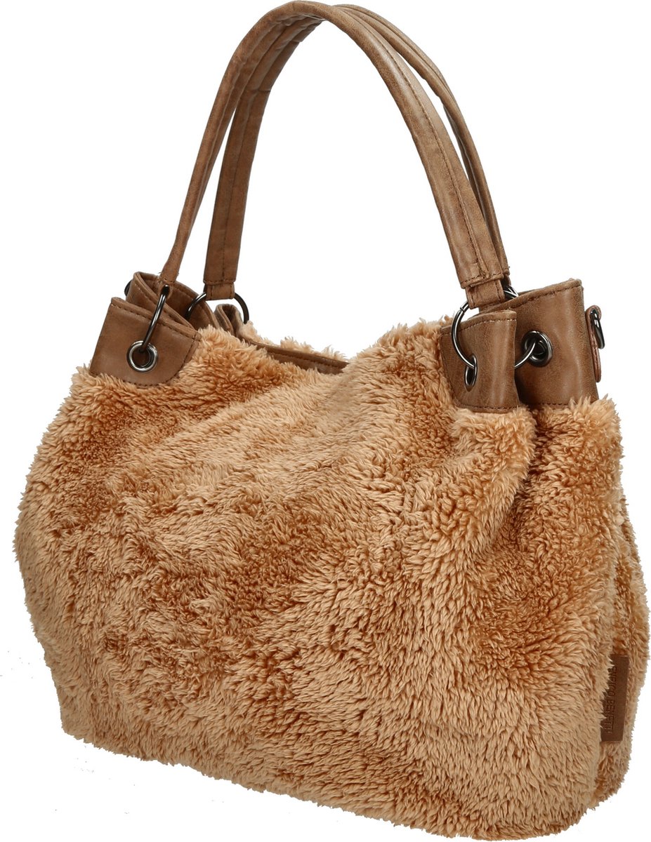 Enrico Benetti Teddy Handtas / shopper 66652 - Camel | bol.com