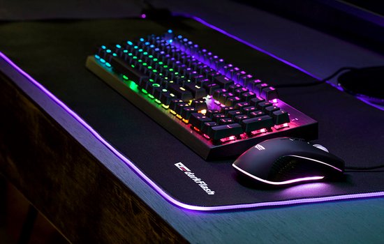 Darkflash Flex 900 Gaming-muismat LED RGB muismat 900x400mm | bol.com