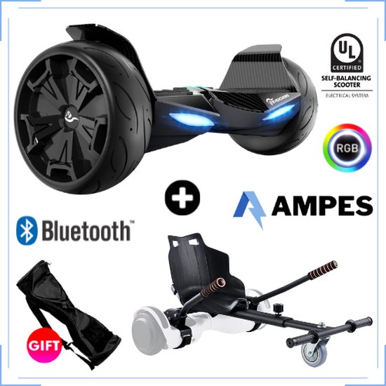 Evercross Challenger Carbon - Off Road Hoverboard met Hoverkart - 15 km ...