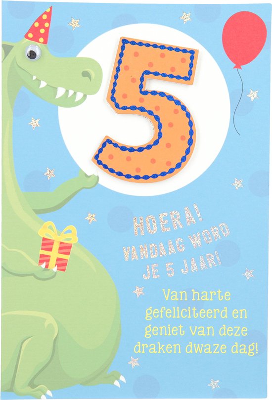 Cijferkaarten - De mooiste Leetijd - Verjaardagskaart Hoera! Vandaag ...