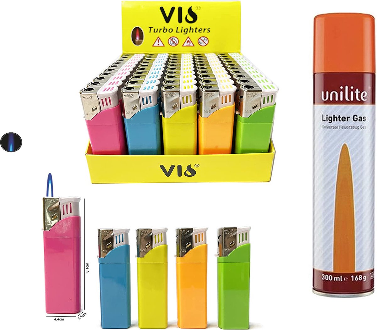 Unilite - Turbo aanstekers - wind aansteker - storm aanstekers ...