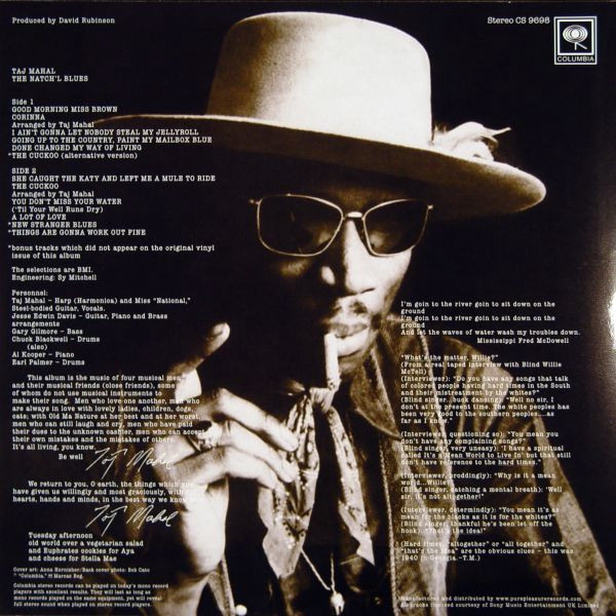 Taj Mahal - The Natch'l Blues (LP), Taj Mahal | Muziek | bol