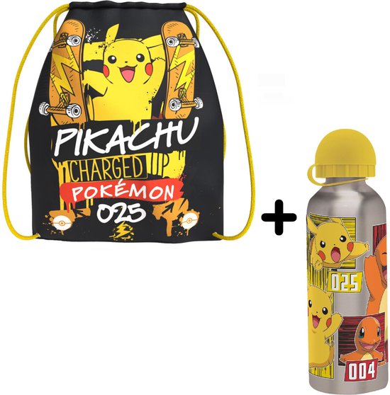 Pokemon Pikachu Gym Tas Set 43cm | bol.com