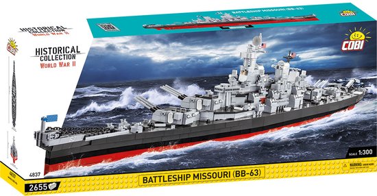 Cobi Battleship USS Missouri BB-63 - Bouwset WO2 slagschip - Schaal 1: ...
