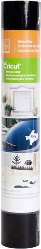 Cricut window cling black 30,5 cm x 122 cm | bol.com