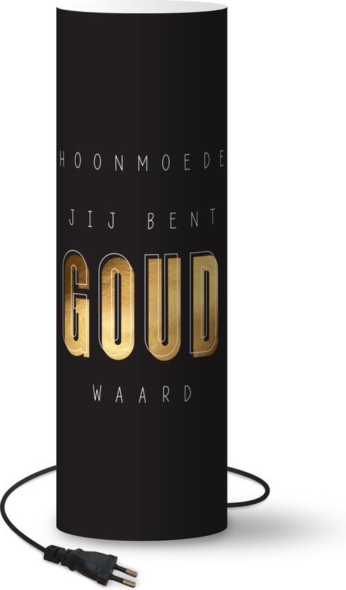 Lamp - Nachtlampje - Tafellamp slaapkamer - Quotes - Schoonmoeder jij ...