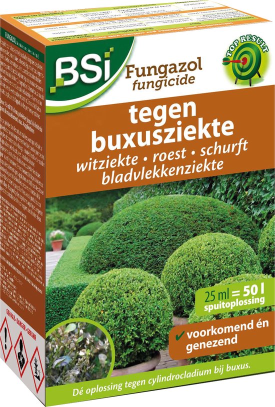 BSI - Fungazol Buxus tegen schimmelziekten - Fungicide tegen witziekte ...