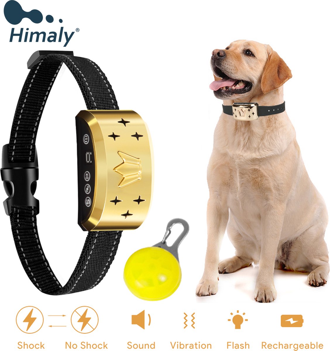 Himaly - Anti Blafband - Opvoedingshalsbanden met geluid en trilling ...