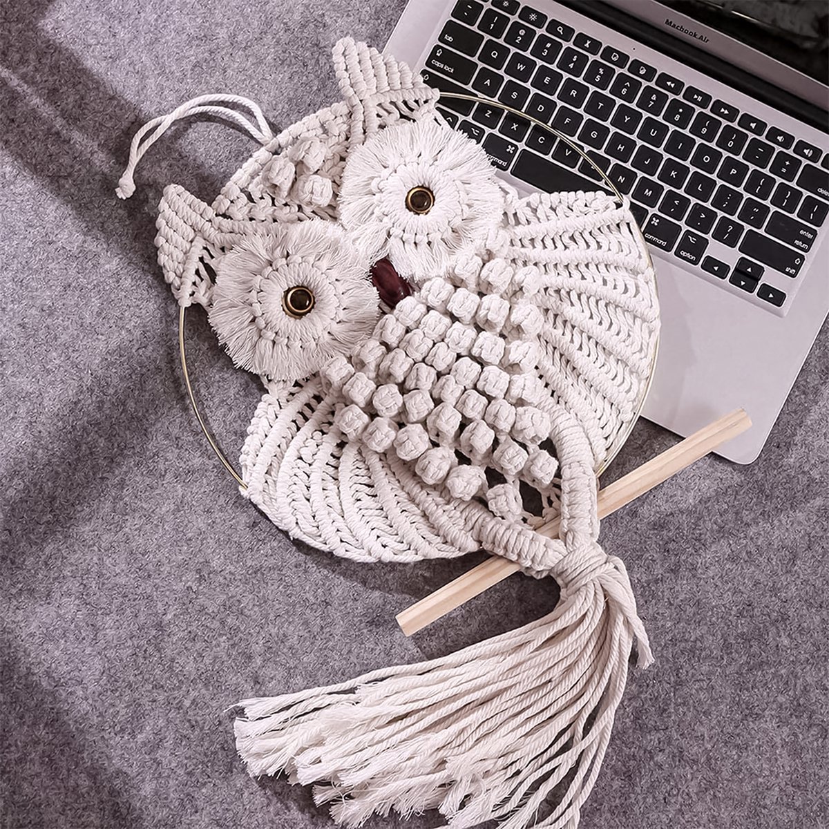 Macramé Wandkleed UIL Design - Bohemian Wandtapijt - Wandhanger ...