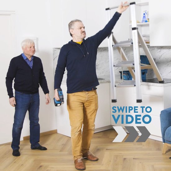 Huishoudtrap – small ladder – kitchen step – household step – mini ...