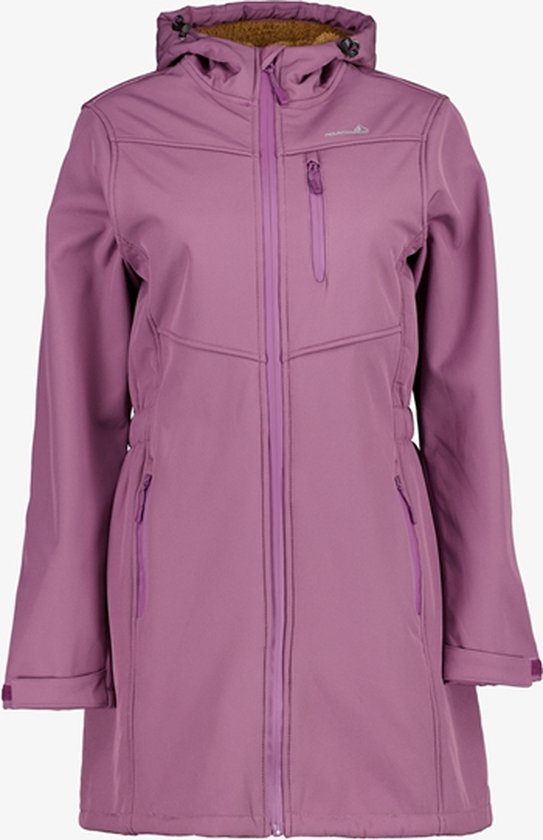 Mountain Peak dames softshell jas - Paars - Maat L - Winddicht ...