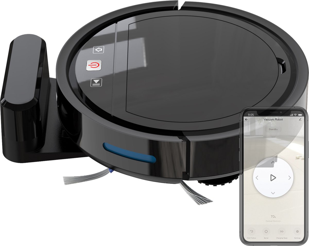 Robotstofzuiger met dweilfunctie - Draadloos - Laadstation ...