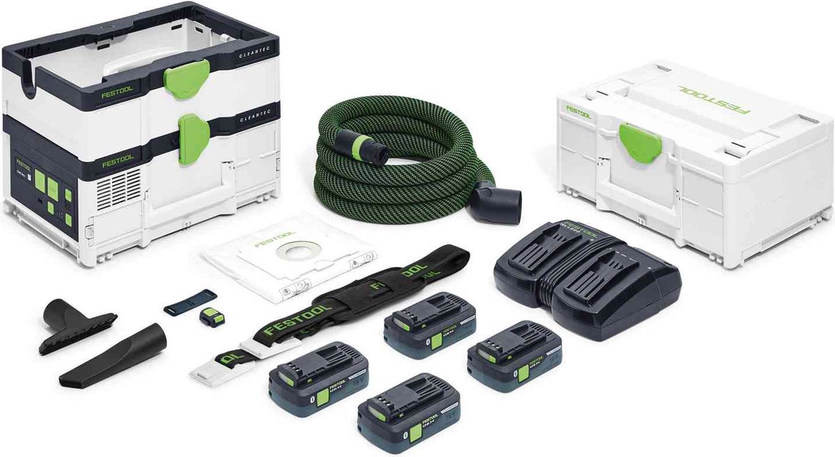 Festool Accu stofzuiger CTMC SYS HPC 4,0 I-Plus CLEANTEC - 576942 | bol.com