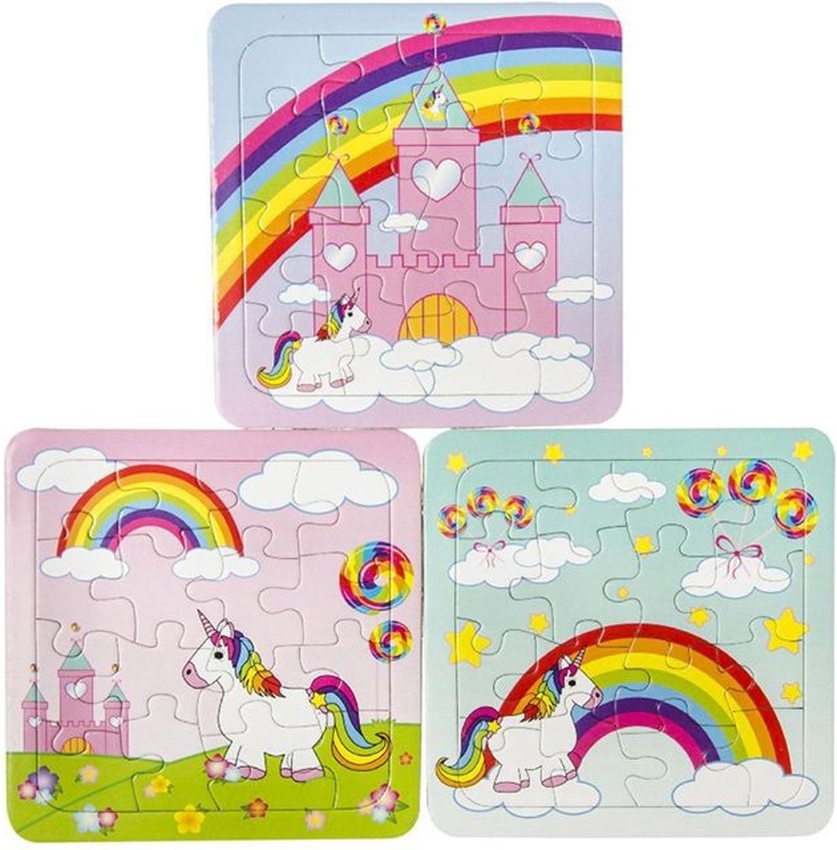 3 Puzzels - Puzzels - Puzzel Karton - Puzzel - kinderen - peuters ...