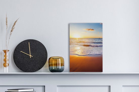 OneMillionCanvasses - Canvas - Schilderij - Strand - Zee - Zon - Horizon -... | bol.com