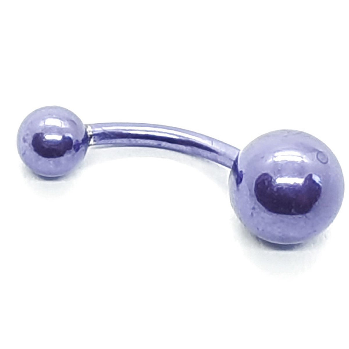 Navel Piercing - Paars Metallic | bol
