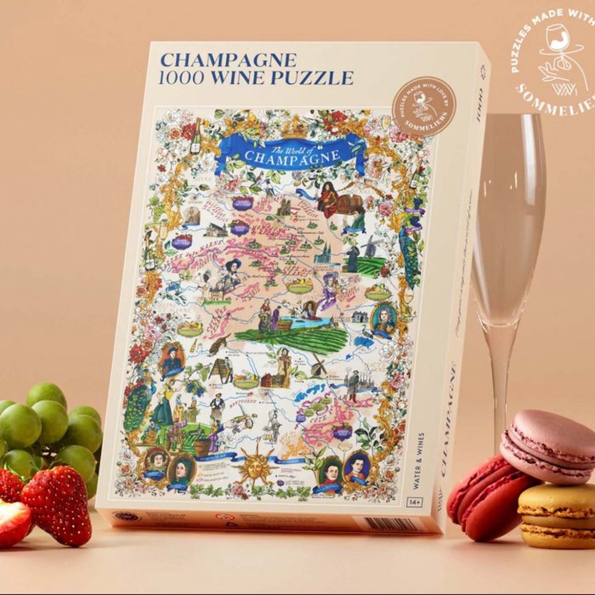 Puzzel - Champagne - 1000 stukjes - legpuzzel - wijn - wijnliefhebber ...