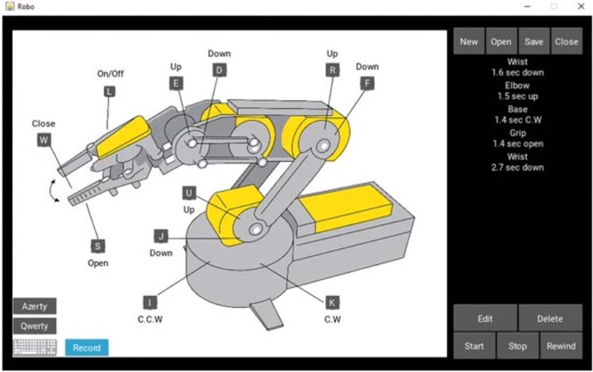 Velleman USB-Interface voor Robotarm KSR10 (KSR10/USBN) - Educatieve bouwkit -... | bol.com
