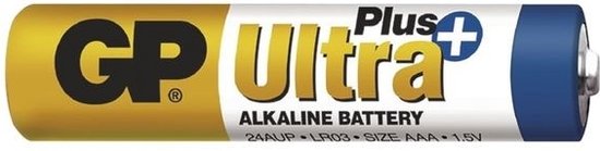 GP Batteries Ultra Plus Alkaline 24AUP-U2, Wegwerpbatterij, AAA, Alkaline, 1,5 V, 2... | bol