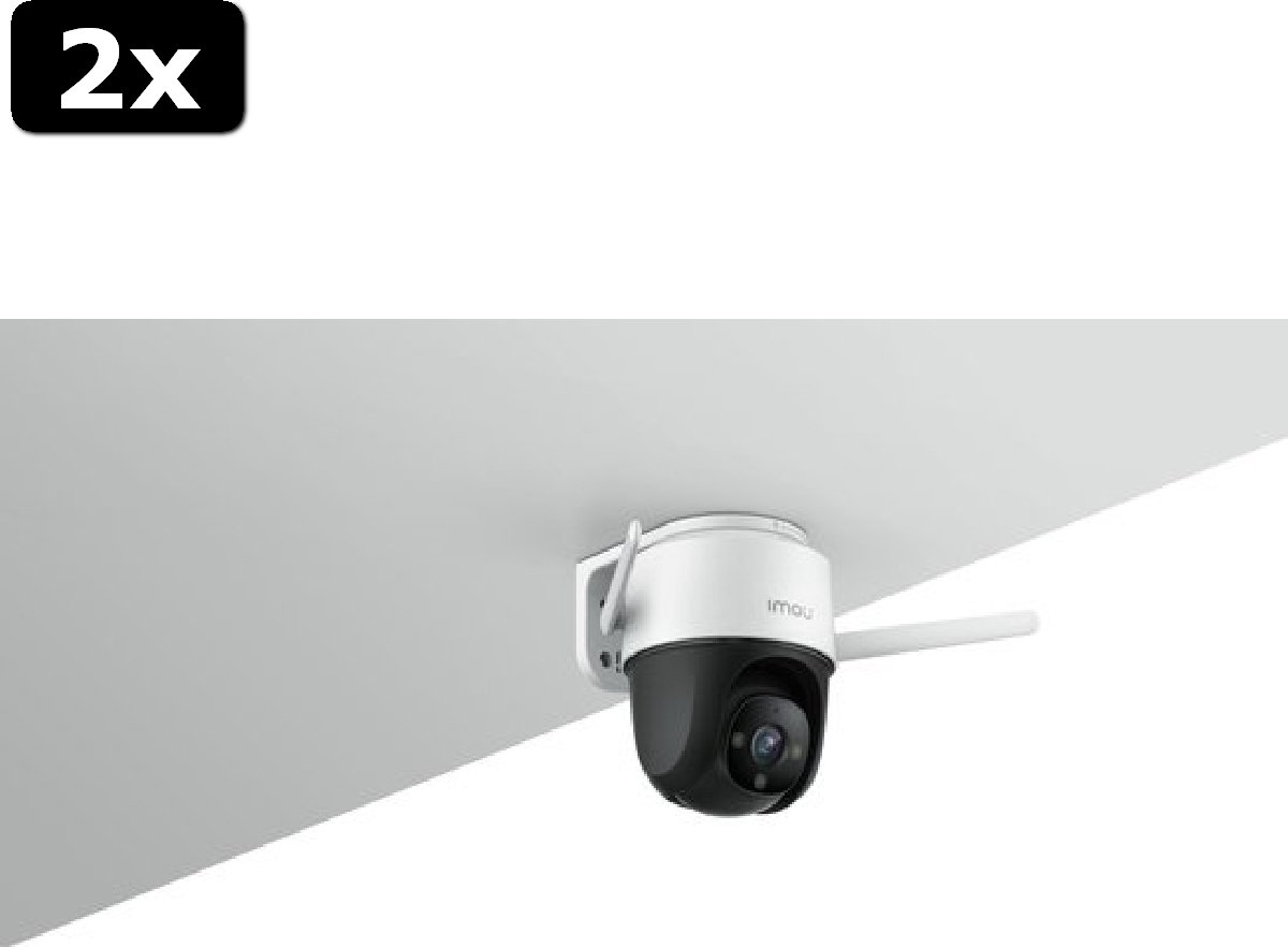 2x Imou Cruiser IP-camera - 2MP - PTZ - Voor buiten - Full HD (1080p) | bol