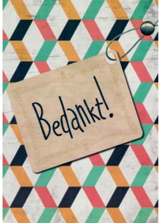 Een geschikte kaart om te geven als je iemand wil bedanken! Versierd ...