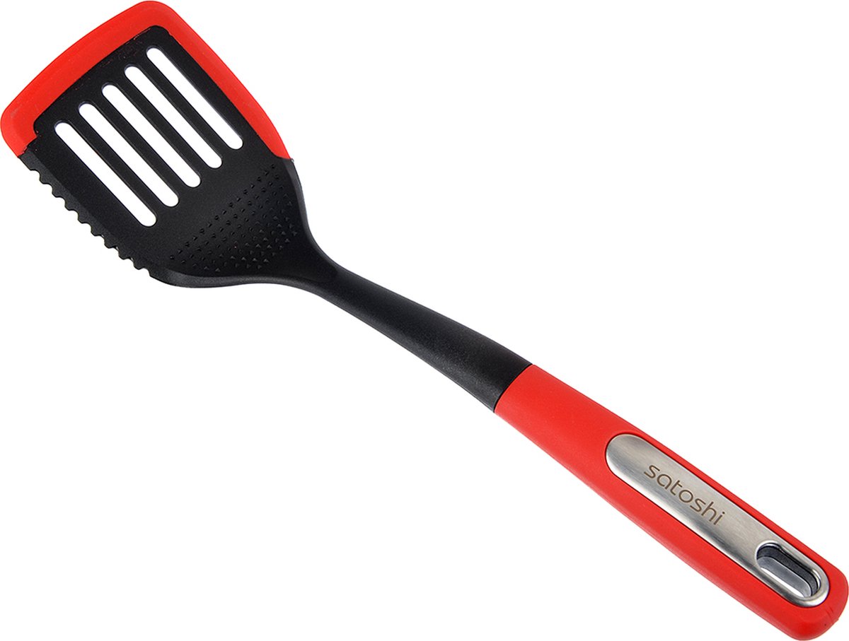 Spatel met gaatjes, nylon & silicone | bol.com