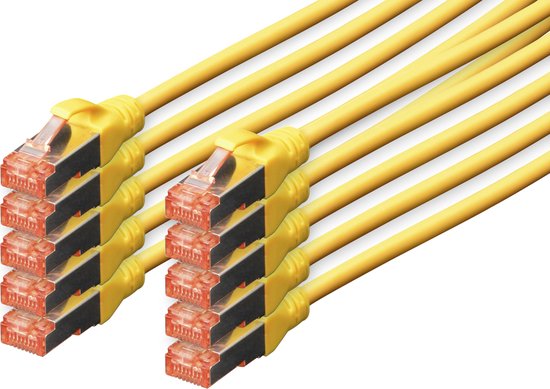 Digitus Professional netwerkkabel 3 m Cat6 S/FTP (S-STP) Geel | bol.com