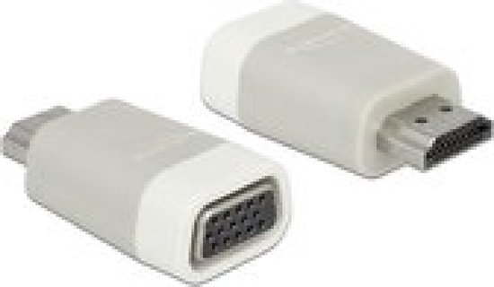 Premium HDMI naar VGA adapter - compact / grijs | bol.com