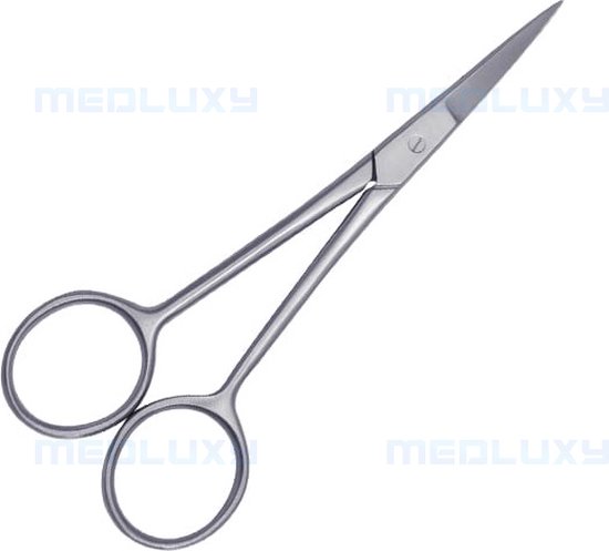 MEDLUXY - Gezicht Haar Schaar met Fijne Punt - Neus, Wenkbrauw, Snor ...