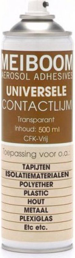 Meiboom Universele Contactlijm - Spraylijm - Spuitlijm - Professionele ...