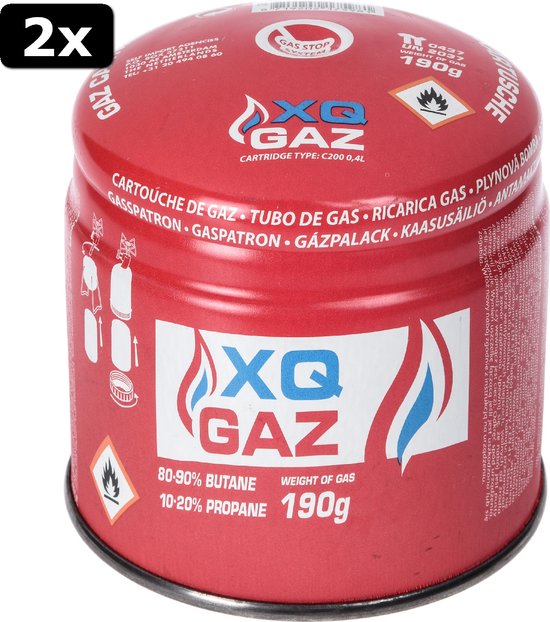 2x Gas navulling propaan / butaan | bol.com