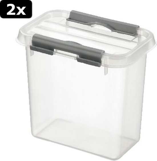 2x Sunware Q-line box 1,1 liter transparant | bol.com