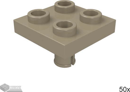 LEGO 2476 Donker tan 50 stuks | bol.com